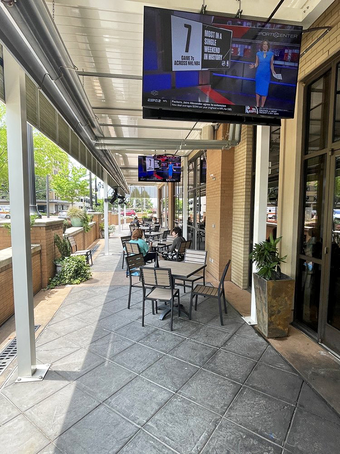 The Manship's wood-fired promise starts outside, where modern design meets ancient cooking wisdom perfectly.