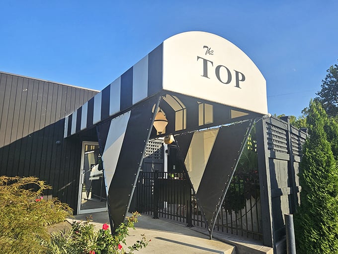 The Top's iconic black and white striped awning has been Columbus's bat signal for steak lovers since before Instagram was invented.
