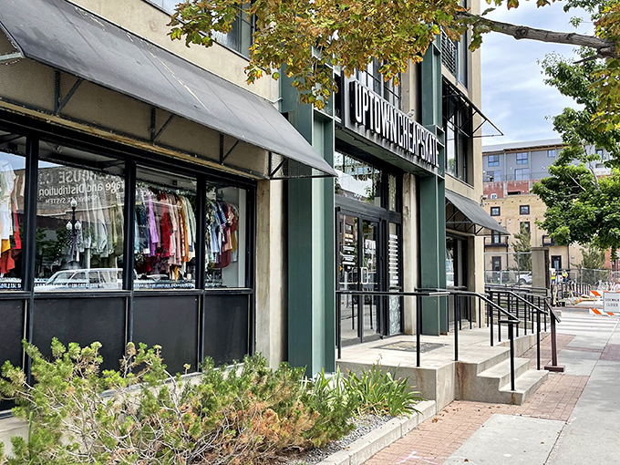 Uptown Cheapskate brings boutique vibes to thrift shopping, proving secondhand doesn't mean second-best in the fashion department.