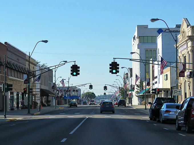 York's main street could be the poster child for charming Midwestern downtowns. Those awnings practically invite you to stroll and window-shop.