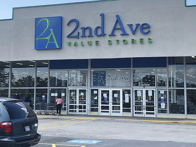 Double doors to double savings! 2nd Ave's Laurel store invites you into a world where yesterday's trends find new life.