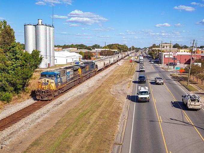 Downtown Atmore offers that quintessential main street experience. No traffic jams here&mdash;just genuine community connections!