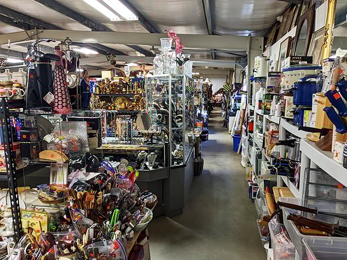 Tables laden with memories! Bethlehem's indoor market displays everything from vintage toys to kitchen gadgets that grandma would recognize.