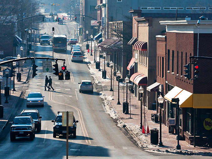 Downtown's mix of old and new creates the perfect recipe for small-town living with modern conveniences nearby. 
