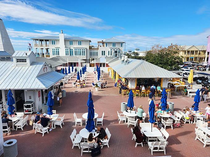 Where flip-flops meet fine dining. Bud & Alley's open-air setting turns every meal into a celebration of coastal living.