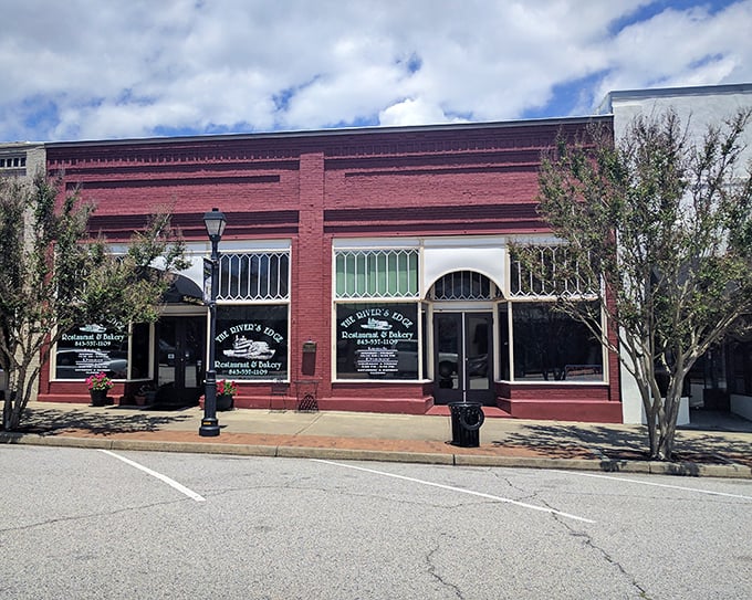 Downtown Cheraw's brick buildings stand shoulder to shoulder like old friends who've weathered decades together. If these walls could talk!