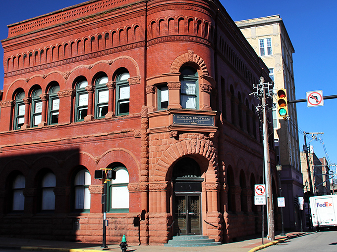 That grand building isn't compensating for anything&mdash;it's just Clarksburg showing off its historical significance while keeping housing costs low!