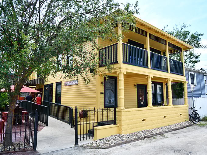 Those barrel tables aren't just cute&mdash;they're the perfect perch for devouring clam strips while soaking in Key West's quirky energy.