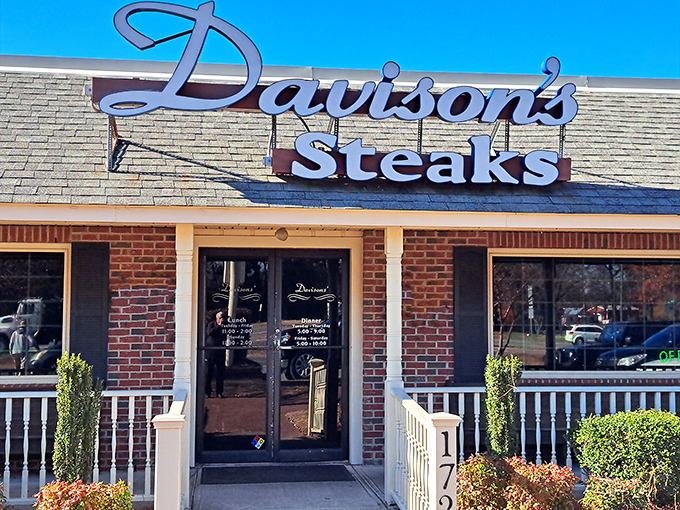 The classic small-town appeal of Davison's exterior is like comfort food for your eyes before the real comfort food hits your plate.