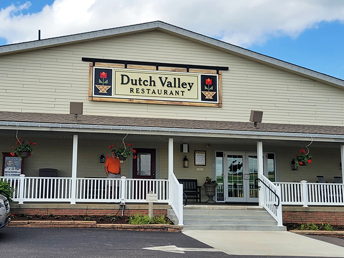 Sun-kissed and inviting, Dutch Valley Restaurant offers the perfect backdrop for the food coma you're about to willingly embrace.