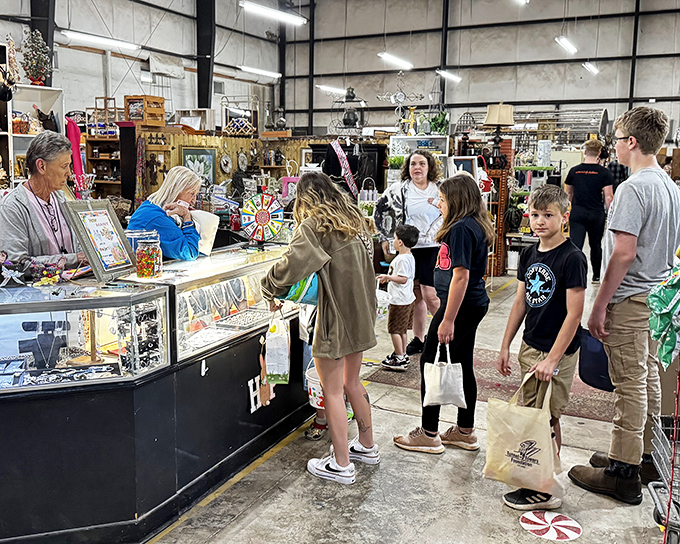 Inside Meridian's year-round market, where families browse together and every aisle promises unexpected discoveries.