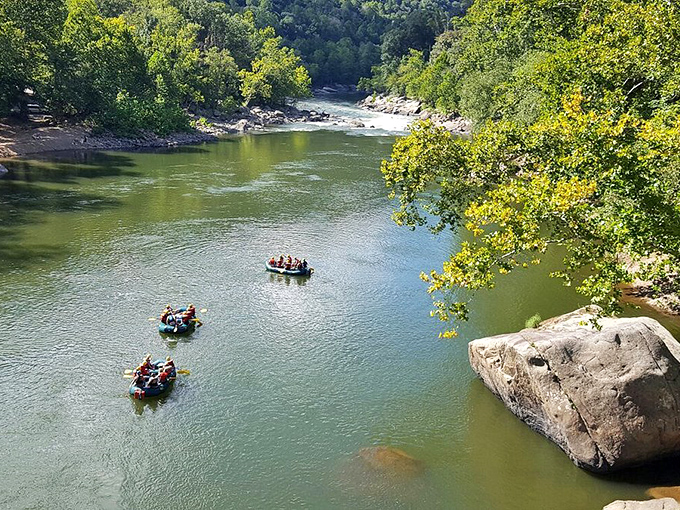 A glimpse of Fayetteville's quiet streets, where adventure and affordability walk hand in hand. 