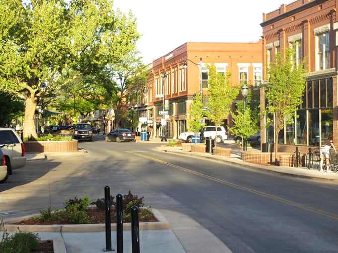 The warm hues of Grand Junction's downtown architecture mirror the surrounding red rock landscape&mdash;both equally easy on eyes and wallets.