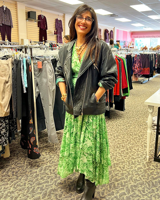 Fashion finds at Great Stuff prove one shopper's castoff is another's runway moment. That leather jacket looks like it has stories to tell.
