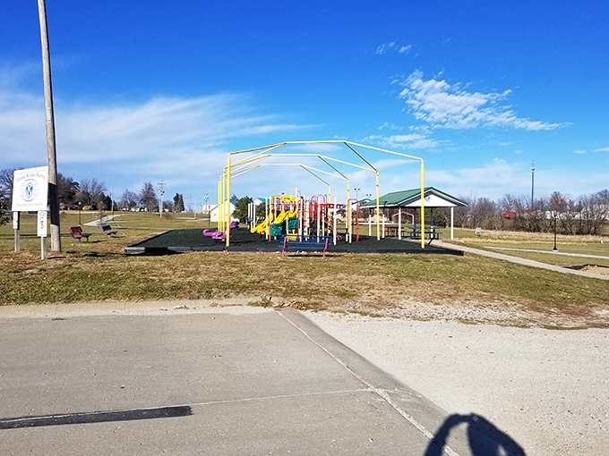 This historic building anchors Hiawatha's downtown, standing tall like your retirement account in this affordable Kansas gem.