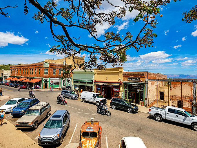 The Hotel Connor anchors Jerome's main street, a reminder of when copper was king and miners needed a place to unwind.