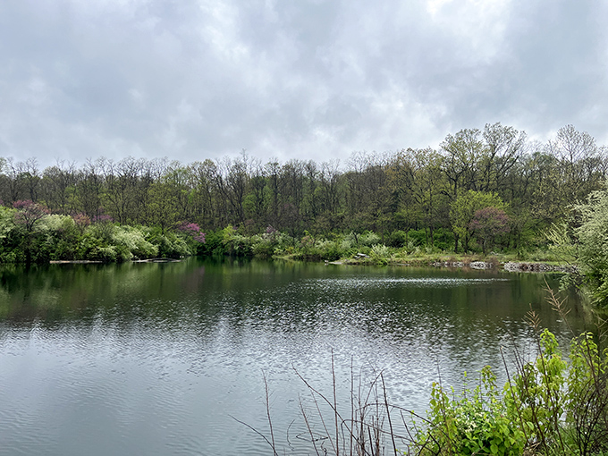 Rock-lined shores and endless horizons! Kickapoo State Recreation Area offers peaceful fishing spots where time seems to stand still.
