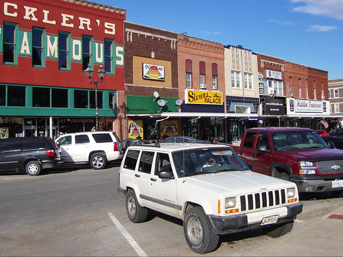 Historic storefronts in Kirksville stand tall against modern chain stores, like vinyl records in a world of streaming music.