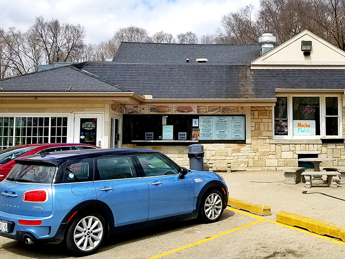 The kind of place where cars start pulling in automatically, as if your taste buds are secretly driving while your brain thinks about calories.