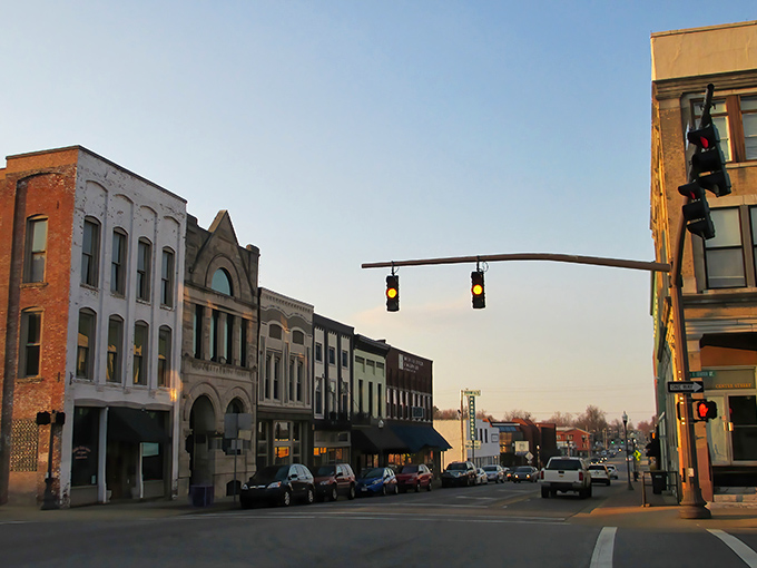 The heart of Madisonville showcases classic Kentucky architecture where affordable living and healthcare accessibility go hand in hand.