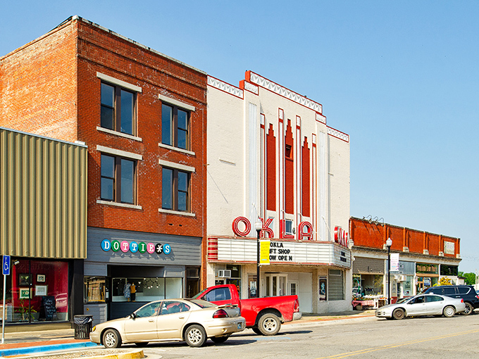 Downtown McAlester combines historic charm with modern convenience. Those tall buildings are practically skyscrapers by small-town standards!