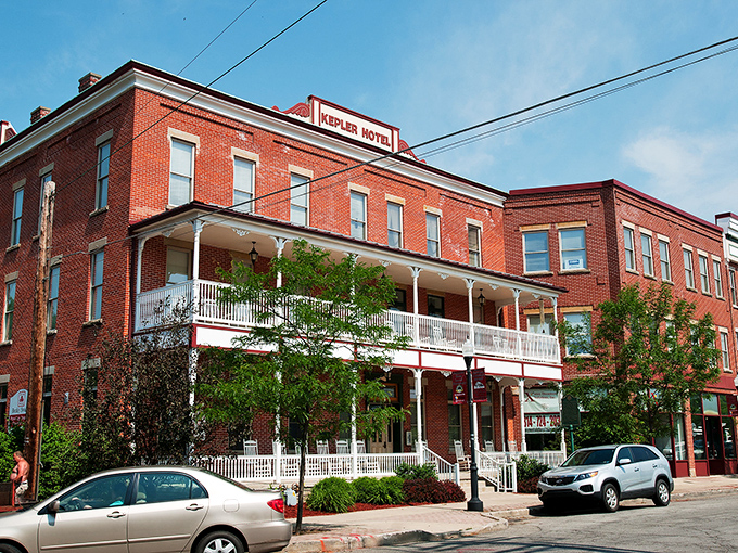 The vibrant main street of Meadville offers small-town prices with big-city medical care just around the corner. 