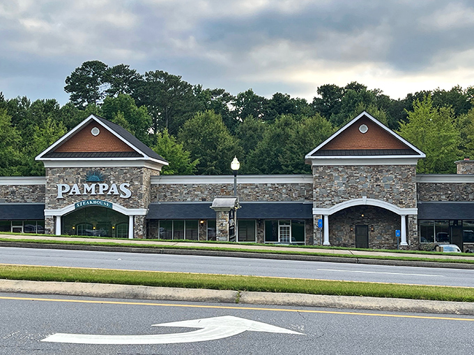 Stone and style define Pampas from the outside, but it's what happens to beef inside that makes it legendary.