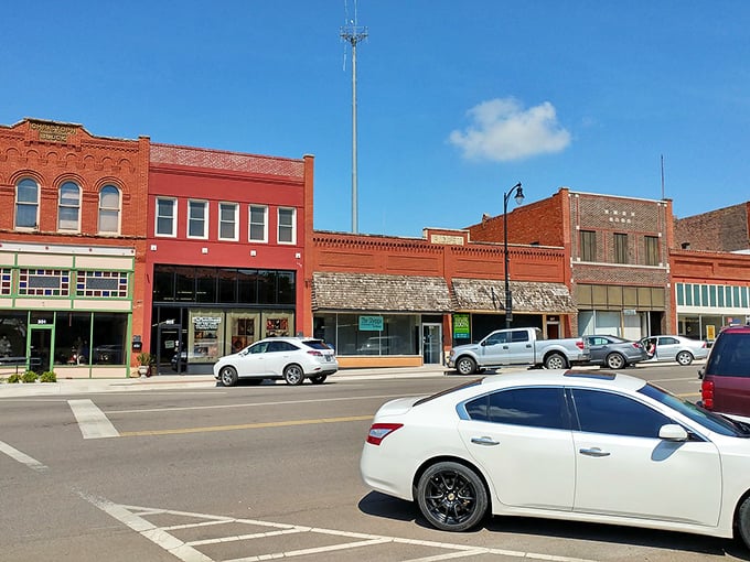 The kind of main street where store owners still sweep their own sidewalks and remember your grandkids' names.