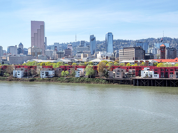 Portland's waterfront apartments prove you can have river views without drowning your Social Security check. Location strategy is everything!