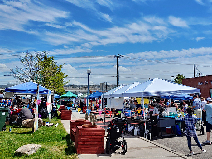 Sunshine, fresh air, and local bounty. The Portneuf Valley Farmers Market turns shopping into a delightful social event.
