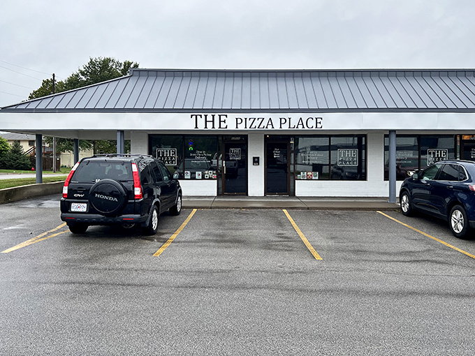 Clean lines and clear priorities define this Blue Springs favorite where pizza perfection meets suburban comfort perfectly