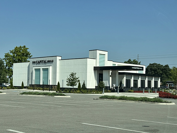 Louisville elegance at its finest - where even the parking lot whispers "special occasion" in your ear. 