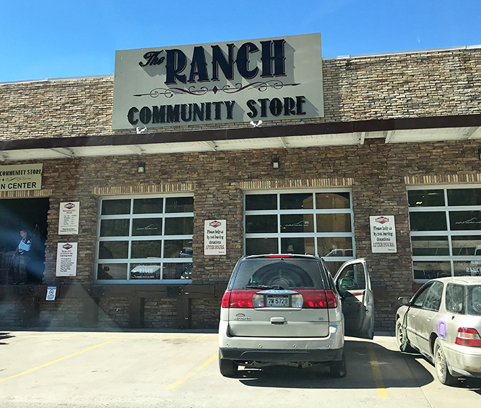 Small-town charm meets big-time bargains! The Ranch Community Store looks like it could tell stories about every item inside.