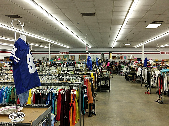 That vintage sports jersey you've been hunting for? It's probably hiding somewhere in these aisles.