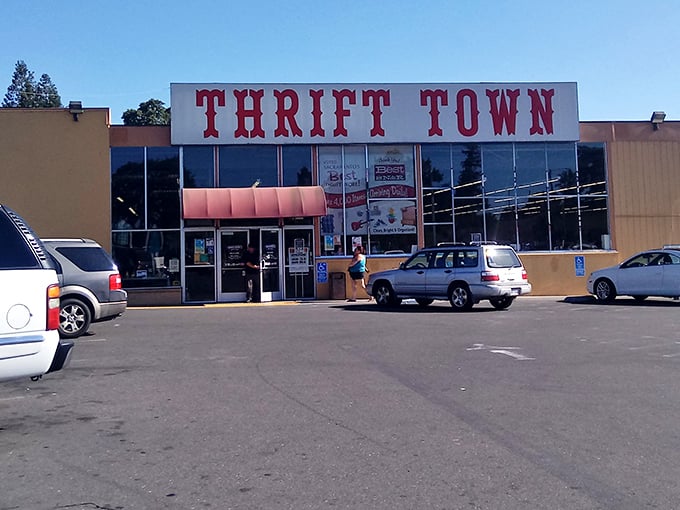 Under those big red letters lies a labyrinth of potential treasures that would make Indiana Jones grab a shopping cart.