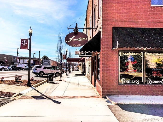 Church spires and brick buildings create Tullahoma's skyline – a refreshing change from the concrete jungles where we spend too much time.