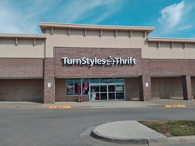 Blue skies and bargains await at TurnStyles, where one person's castoffs become another's newfound joy.