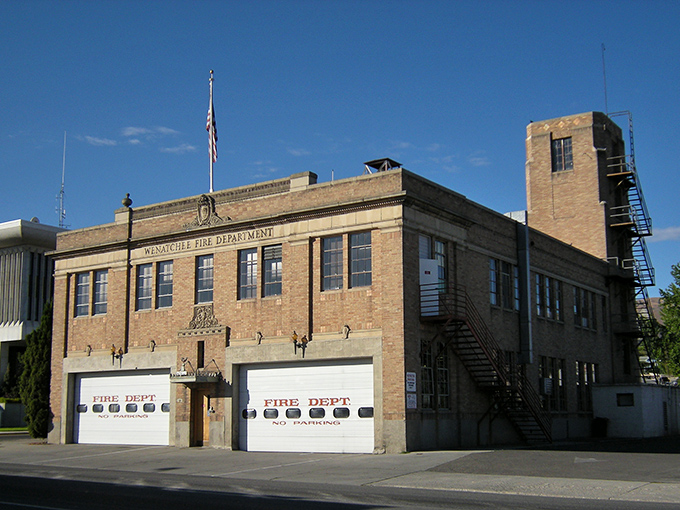 Wenatchee's historic brick fire station reminds us of simpler times when both buildings and living costs were more reasonable.