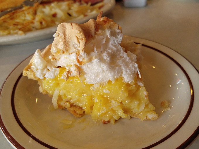 This coconut cream pie doesn't just have layers&mdash;it has chapters. The mile-high meringue makes you wonder if clouds taste this good in heaven. 