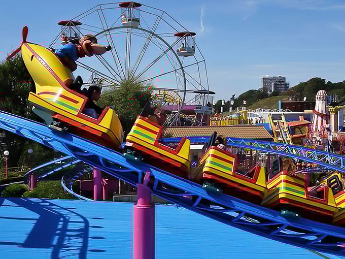 While not actually in Essex, this colorful amusement park ride reminds us that Connecticut offers thrills beyond antiquing and harbor views.