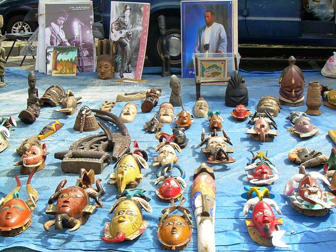 These African masks tell stories older than Hollywood, each one a character in a cultural narrative that's traveled thousands of miles to meet you here.