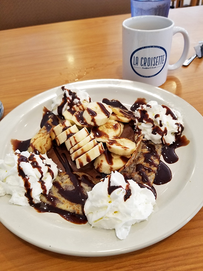 This isn't just French toast&mdash;it's a banana-chocolate masterpiece that makes you wonder why we bother with lunch and dinner.