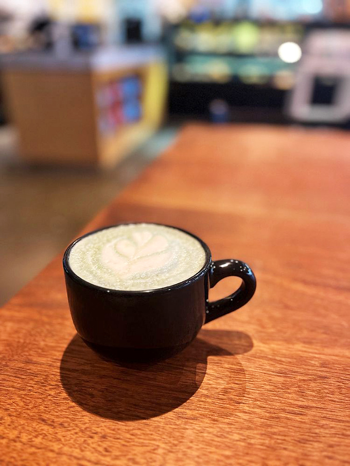 This isn't just coffee; it's a morning meditation in a mug, complete with latte art that's almost too pretty to drink. Almost.