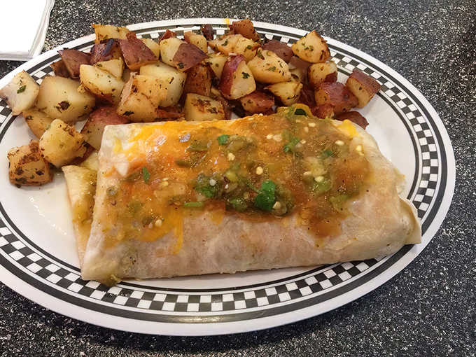 Not all heroes wear capes&mdash;some come wrapped in tortillas. This breakfast burrito with home fries is the morning salvation you didn't know you needed.