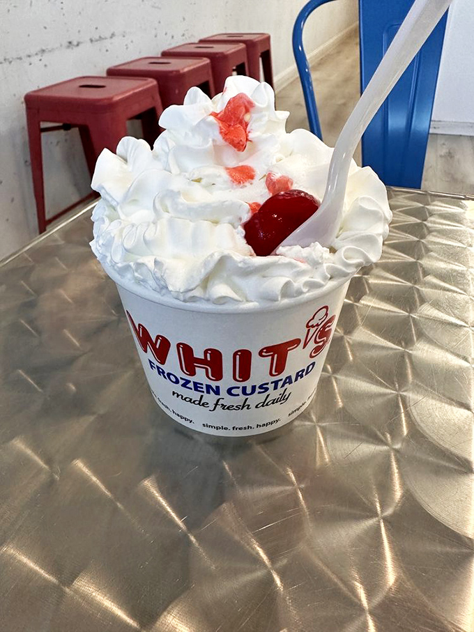 Whipped cream mountains with cherry-topped peaks&mdash;this isn't just dessert, it's an expedition worth undertaking.