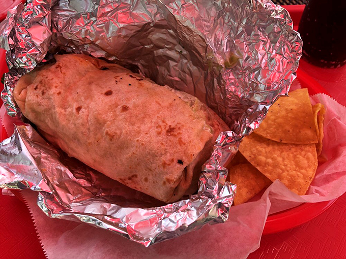 The foil-wrapped wonder that launched a thousand road trips. This burrito isn't just a meal; it's the reason GPS was invented.