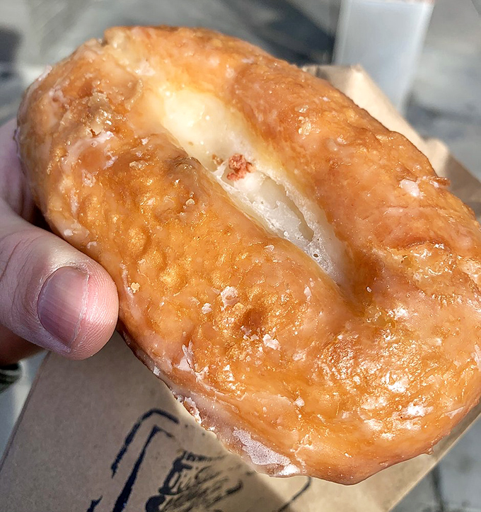 The perfect glazed donut isn't just food&mdash;it's architecture. That golden exterior giving way to pillowy interior is engineering at its finest.