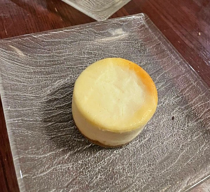 This pristine cheesecake doesn't need frills or fuss &ndash; like Audrey Hepburn in a little black dress, its elegance comes from perfect simplicity.