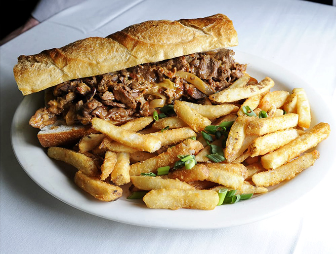 This cheesesteak doesn't need Philadelphia's approval &ndash; the tender meat and golden fries make Delaware Water Gap their rightful home.