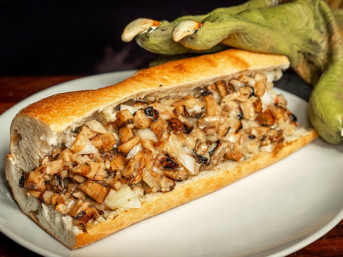 The holy grail of vegan innovation: a cheesesteak that could start a religious conversion. Those caramelized onions deserve their own fan club.